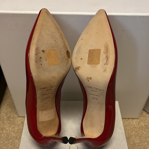 Jimmy Choo | Shoes | Jimmy Choo High Heel Romy 85 365 Red Brand New ...